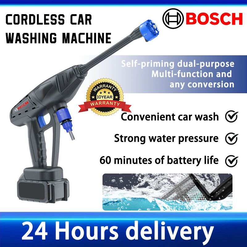Original Bosch Cordless High Pressure Car Washer Rechargeable Lithium ...