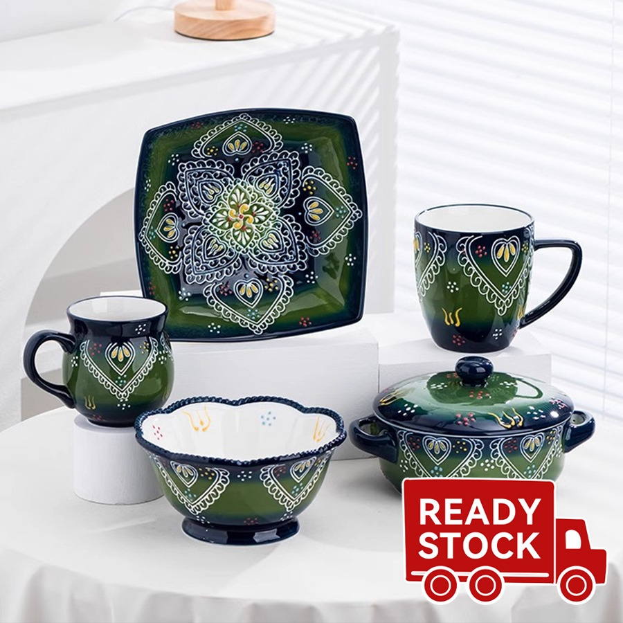 Remi Series ceramic soup pot Soup Bowl with lid microwave and ...