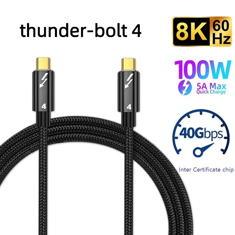 Thunderbolt 4 Thunderbolt 4 Full Function Data Cable PD 100W 8K60Hz ...