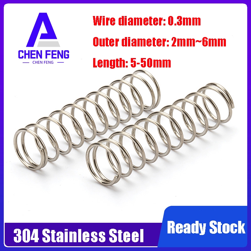 Ready Stock)Custom Make Compression Spring 304 Spring Steel/304 ...