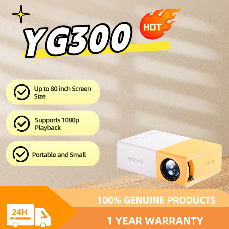 Mini Proyektor LED YG300 / YG-300 / YG 300 LCD Portable Projector Home ...
