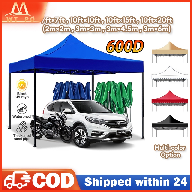 【WT PO】25kg 10x20Ft Roof Night Market Canopy Camping Tent Khemah Canopy ...