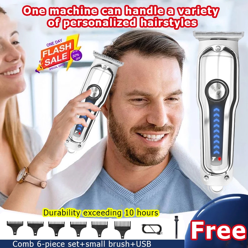 YEDY Silver Stainless Steel Hair Clipper For Profressional Barbers ...