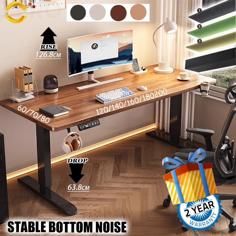 Desk Office Adjustable Electric Height Tables Home Study Table 082 ...