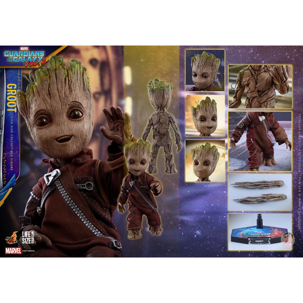 Hot Toys LMS004 GOTG Vol. 2 – Groot 1/1th Scale Collectible Figure ...