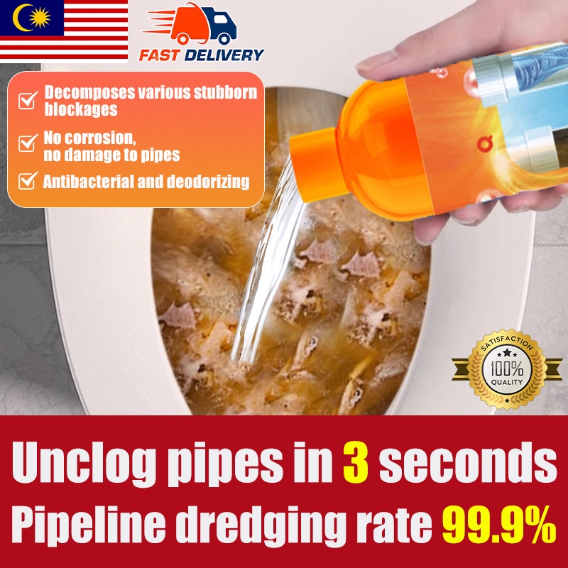 Drain Clog Remover heavy duty 500ML Clogged drain remover sinki/tandas ...