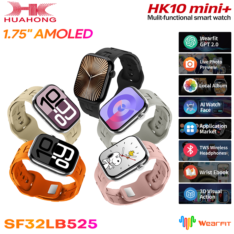 New AMOLED HK10 Mini+41mm smartwatch HK9 MINI+upgraded ChatGPT Compass ...