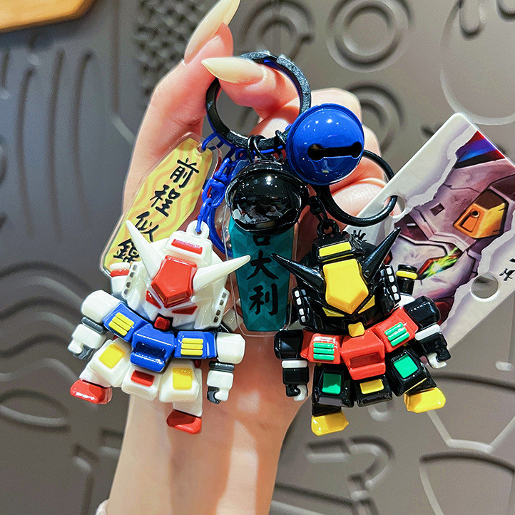 Original UV Storm Mecha Warrior Keychain/Cartoon Cute Robot Doll ...