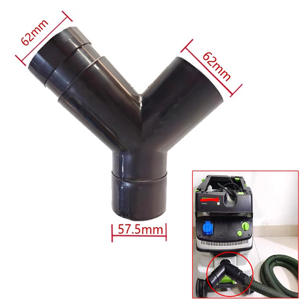 Tee joints suitable for Festool Mirka Dust Collector Vacuum cleaner Y ...