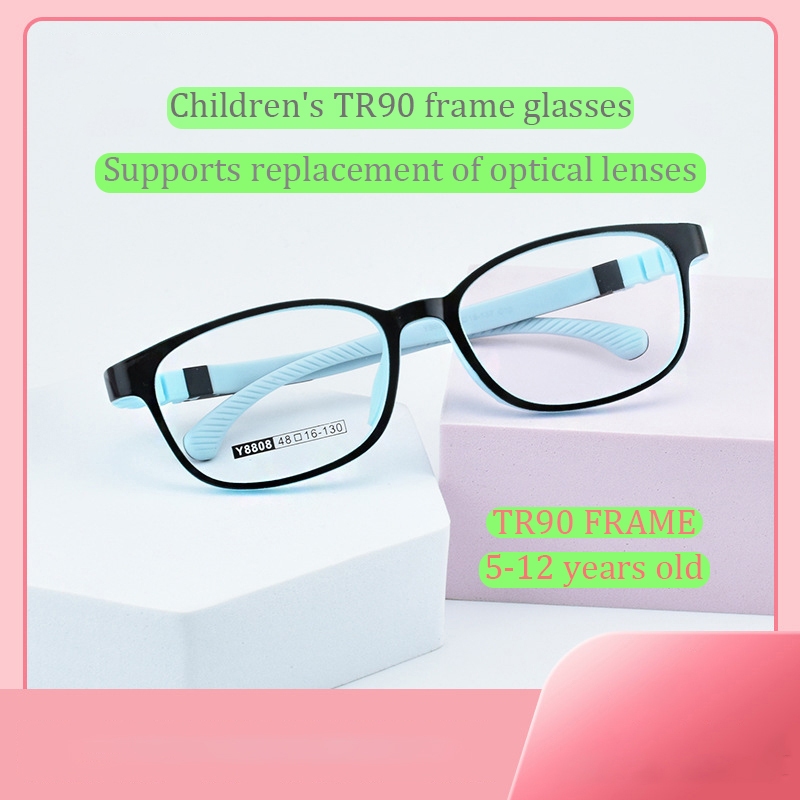 Children's TR90 Glasses Frame Kids 3-12 years old Replaceable Lens ...