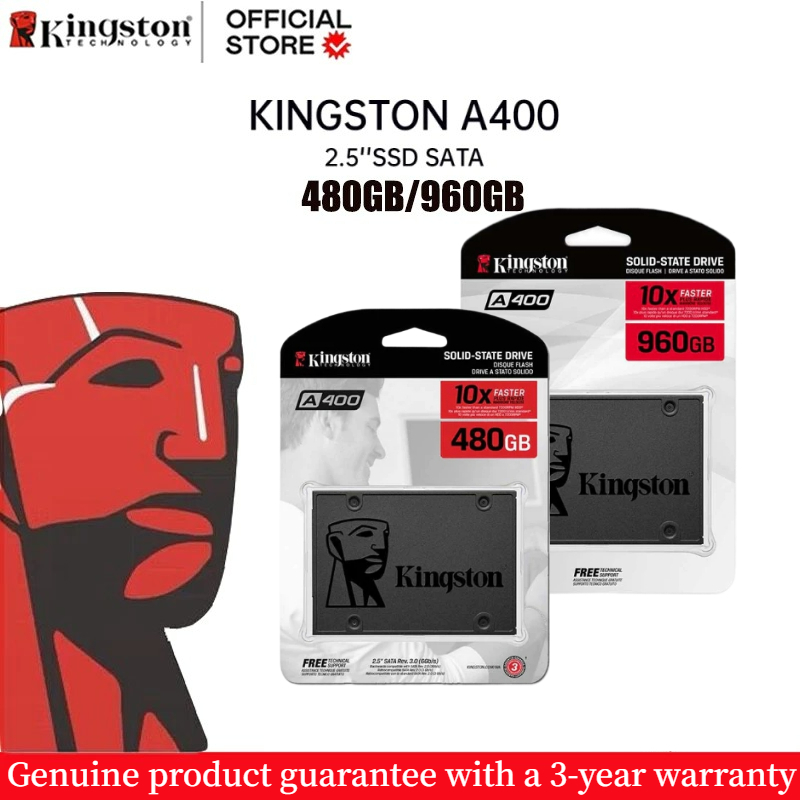 Kingston A400 480GB 512GB 960GB SATA3 2.5" Internal SSD Solid State Drive (SA400S37/480G ...