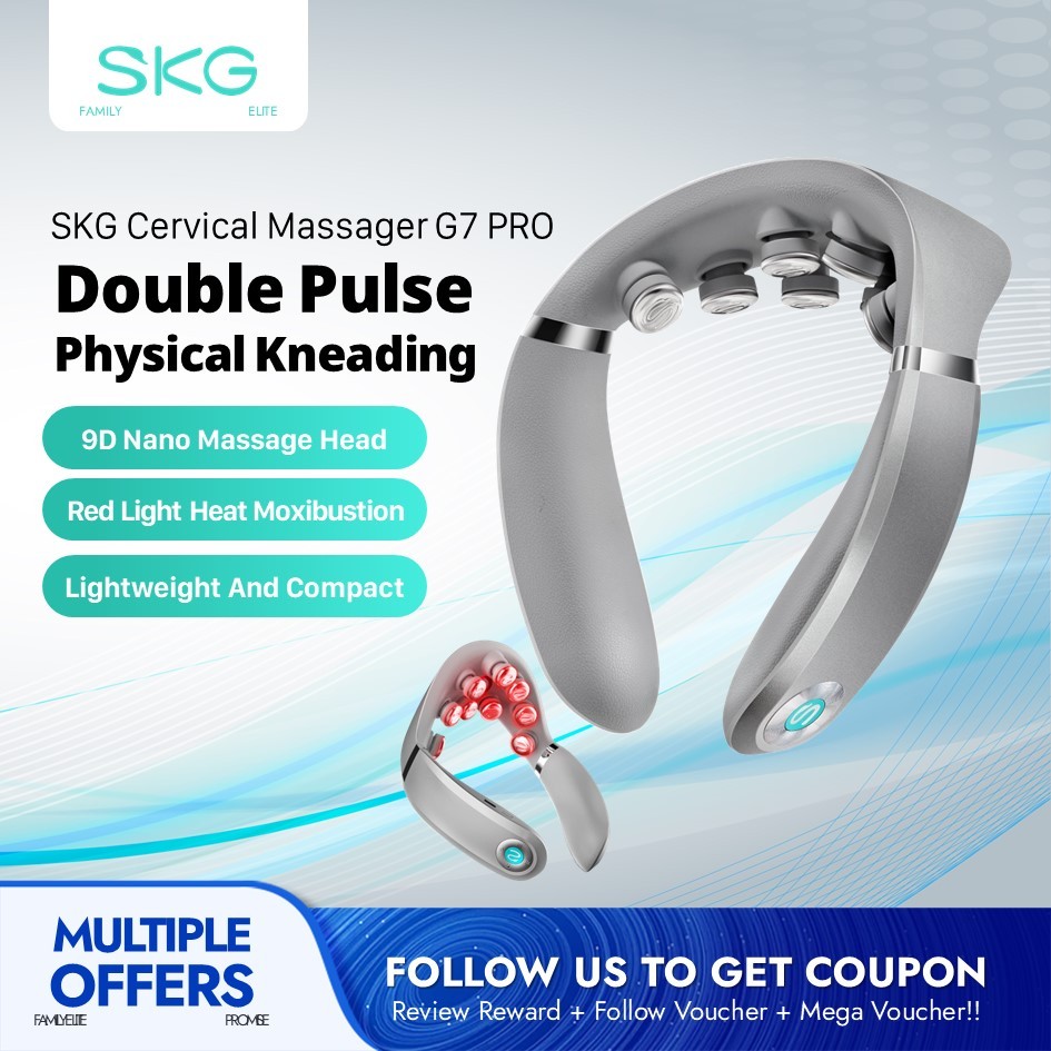 SKG G7 PRO Flagship Massager Shoulder and Neck Hot Compress Smart Neck ...