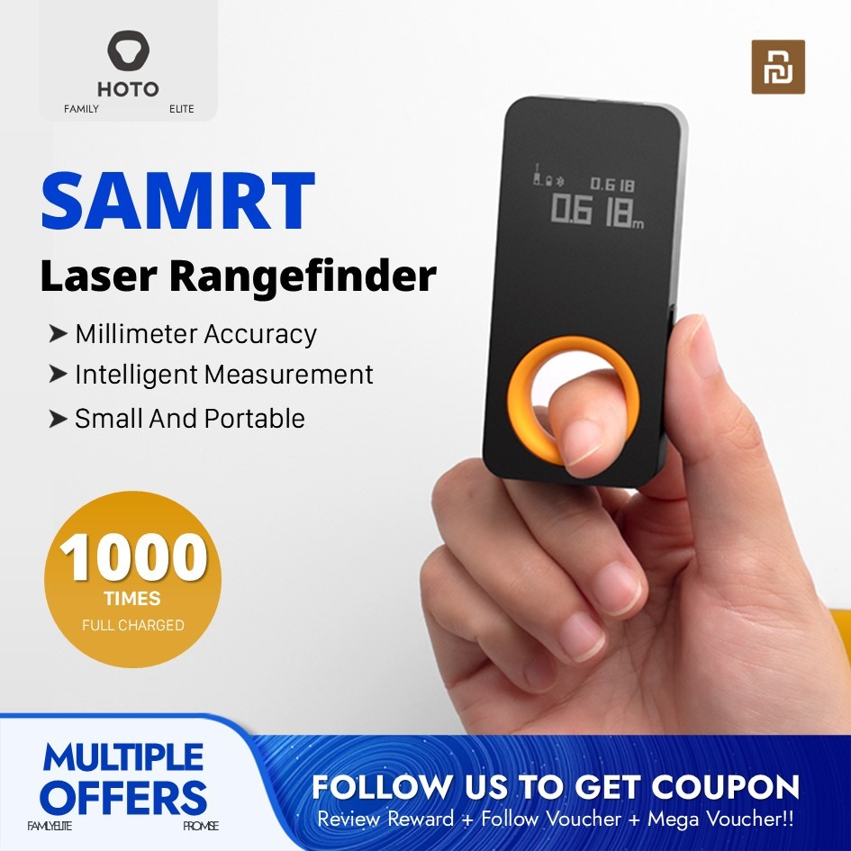Xiaomi Youpin HOTO Smart Rangefinder Rechargeable High-Precision Laser ...