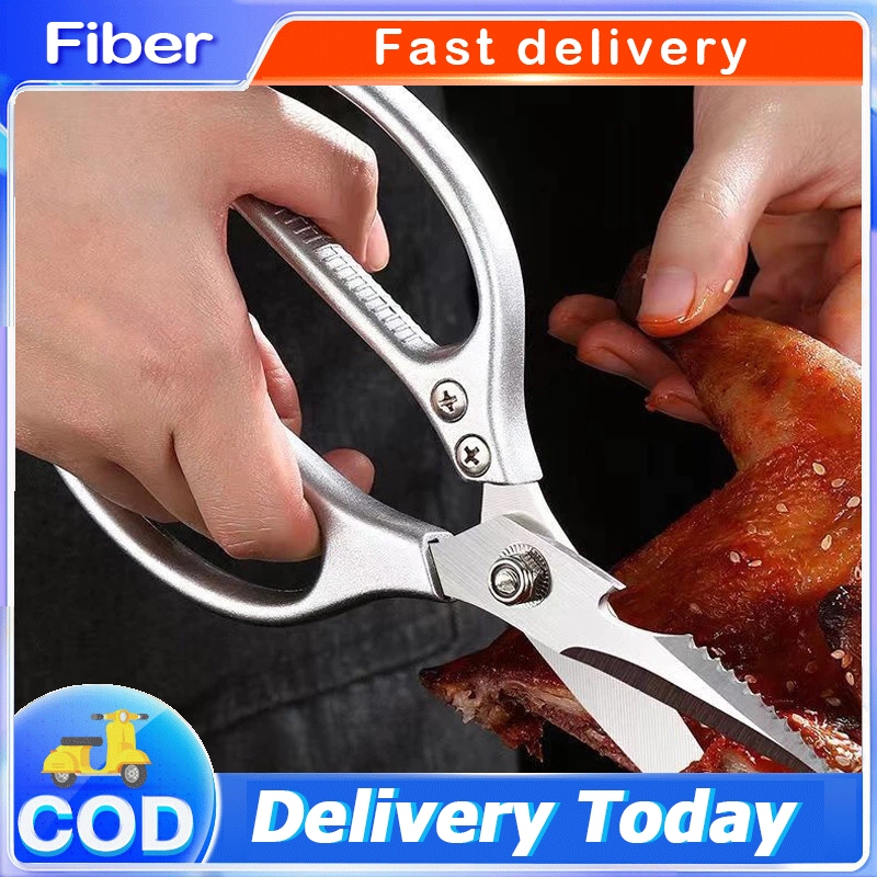 SK5 Japan Kitchen Scissors Multifunction Fish Chicken Bone Chopper Scissor Cutter Gunting Dapur ...
