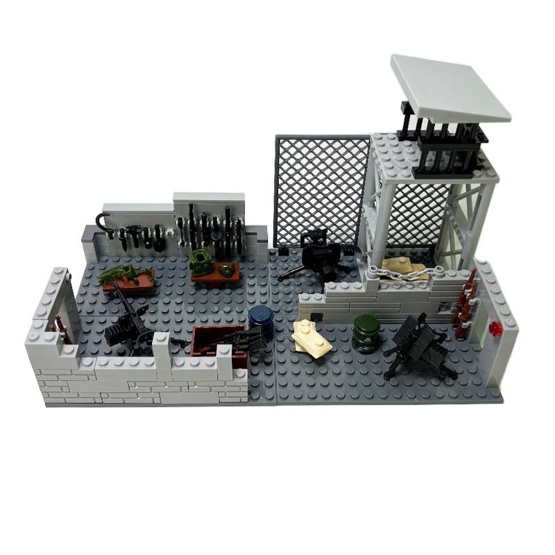 MOC Military Watchover Set Building Block Transformable Bunker Soldier ...