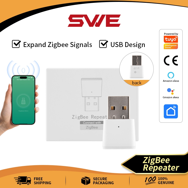 SWE Zigbee Repeater,Range extender,Wireless Repeater, 360° WiFi ...
