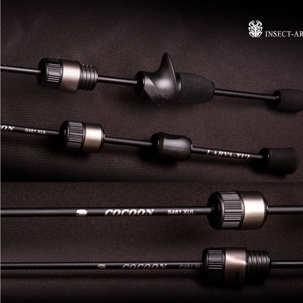 INSECT-COCOON Only 41g Single Piece Integrated Fishing Rod Non ...