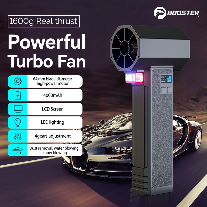 Booster Violent Car Dryer 1.6kg Thrust Turbo Fan 64mm Brushless Motor ...