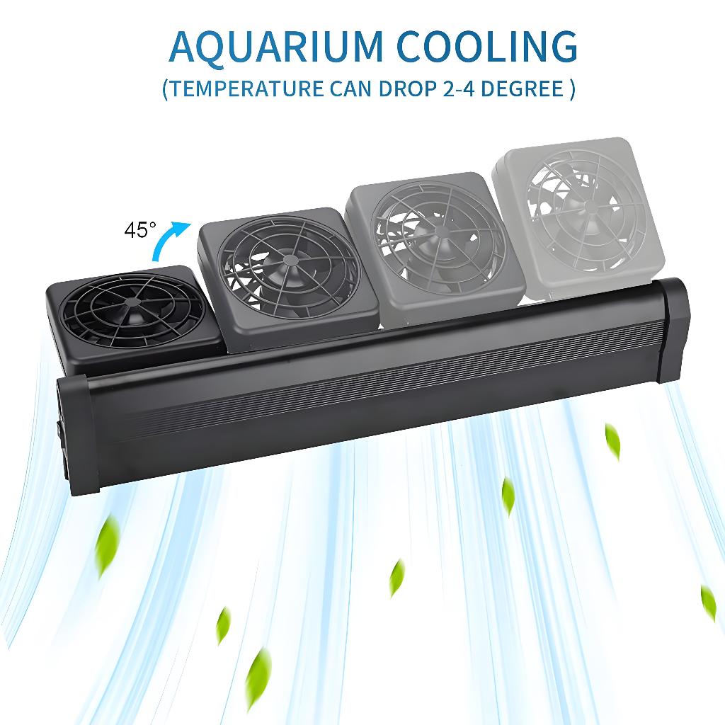 Aquarium chiller cooling fan, aquarium chiller aquarium fan, fish tank cooling fan, salt/fresh ...