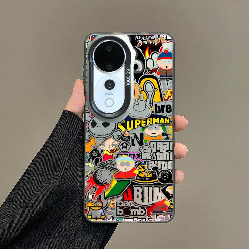 Vivo V40 Lite Casing Vivo V40 V50 V30 Pro Casing Anime Case Bapesta ...