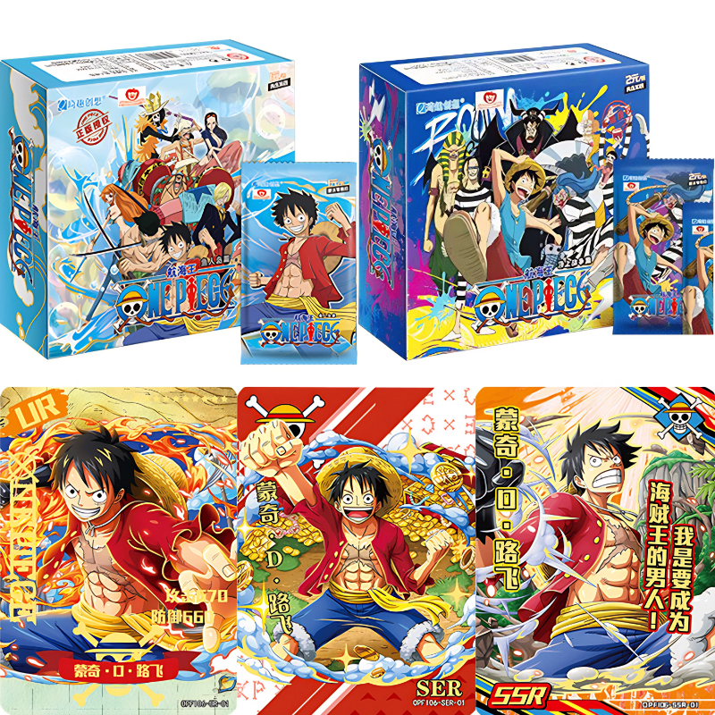 1pack One Piece tcg rare SER/SSR/UR card luffy zoro Sanji shiny kad ...