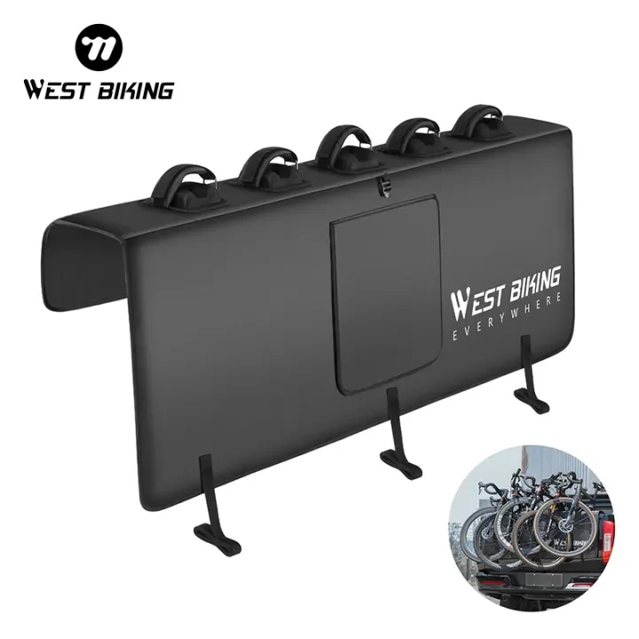 WEST BIKING Waterproof Pickup Truck Tailgate Bike Mat Fixed Tailgate ...