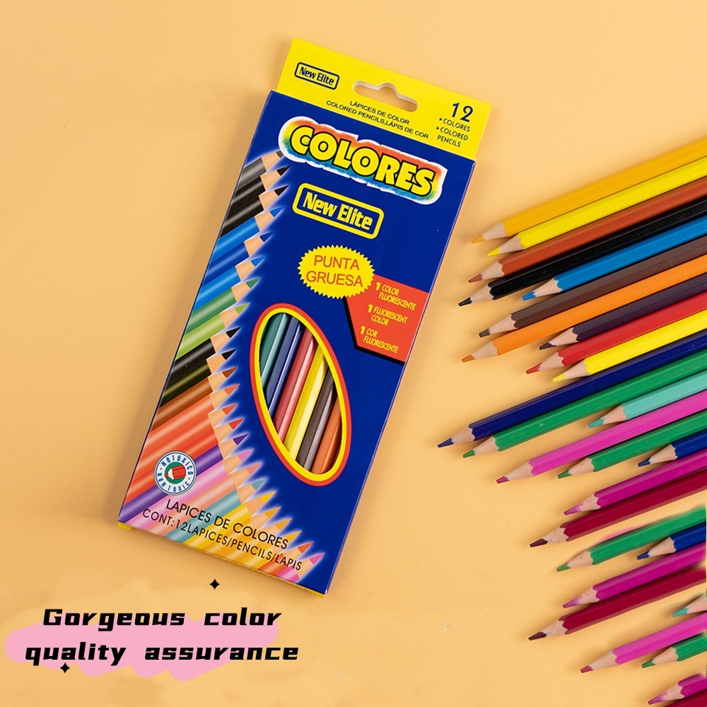 12/18/24/36/48 Colours Color Oil Pencils Set Drawing Pencil Vivid ...