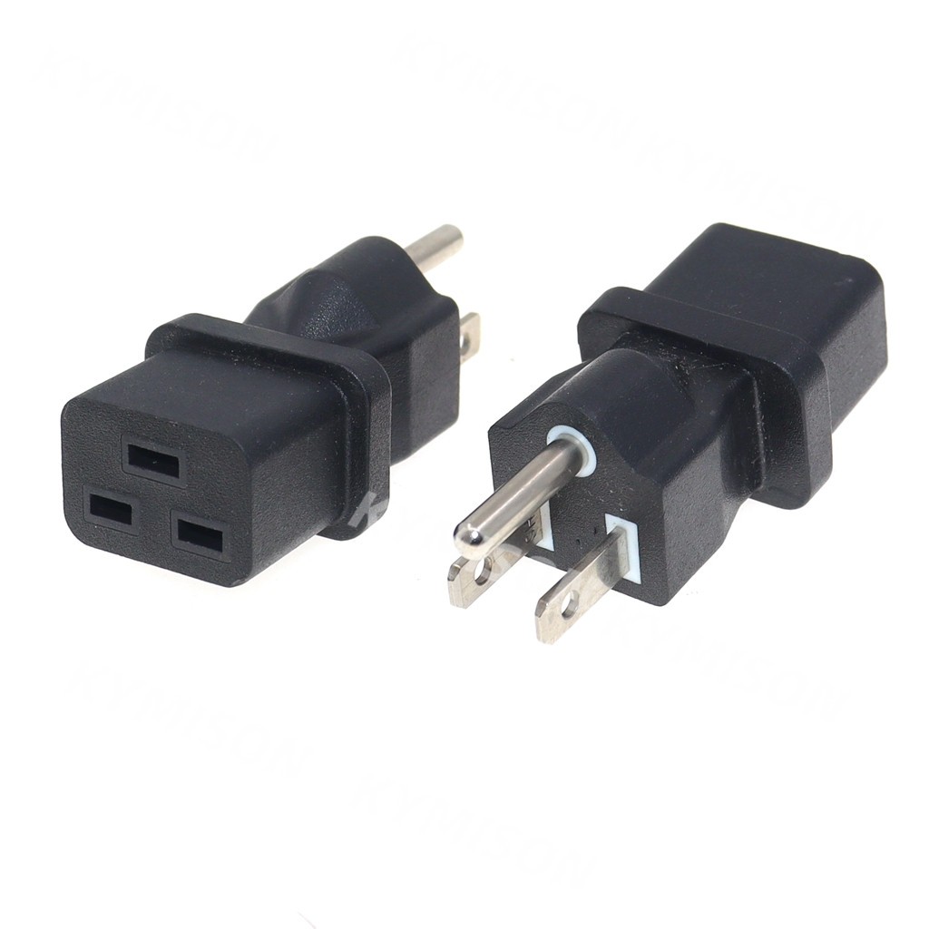 NEMA PDU Power Converter,UPS Supply Power Adapter 5-15P to IEC 320 C19 ...