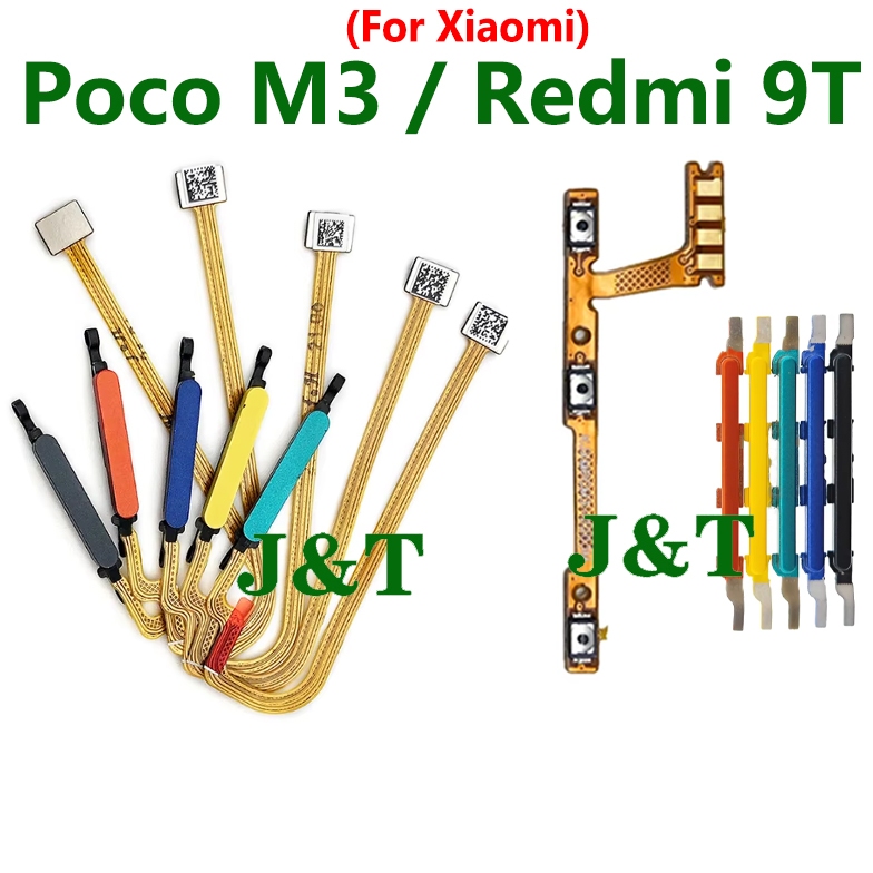 For Xiaomi Poco M3 / Redmi 9T Phone Home Button Fingerprint Scanner ...