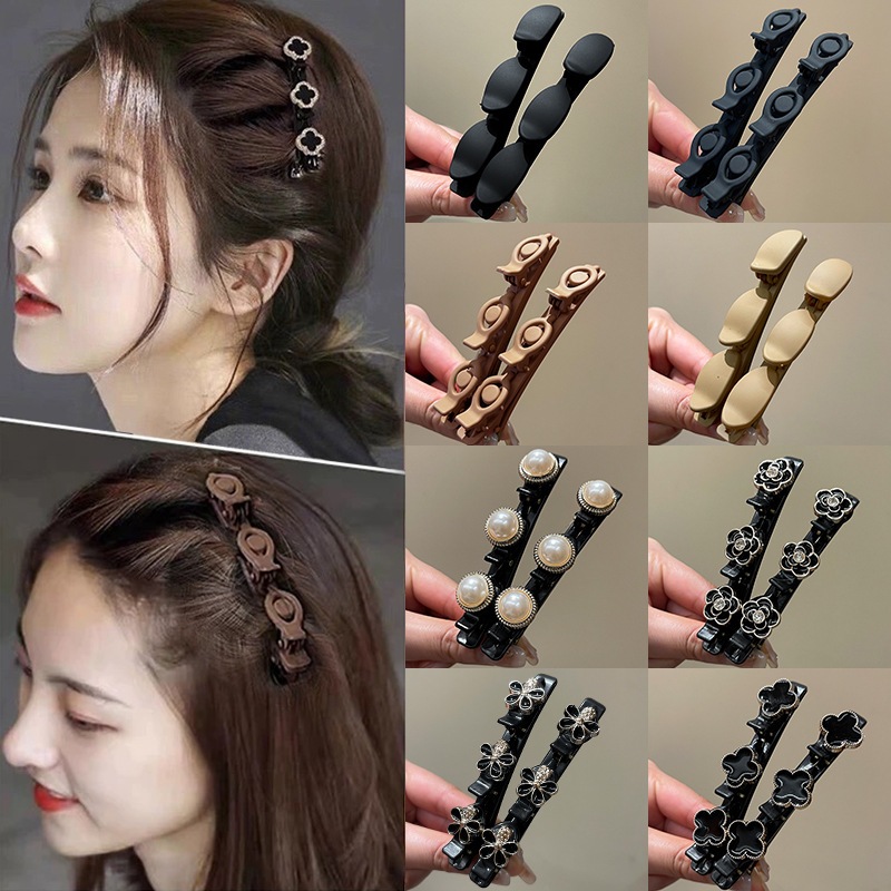 [Magpie] Autumn and winter flocked colorful princess hair braided hair ...