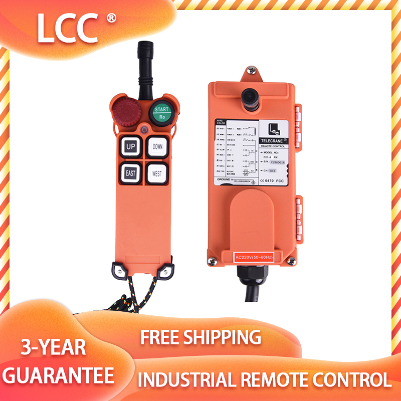 LCC F21-4S Industrial Wireless Remote Control For Crane Electric Hoist ...