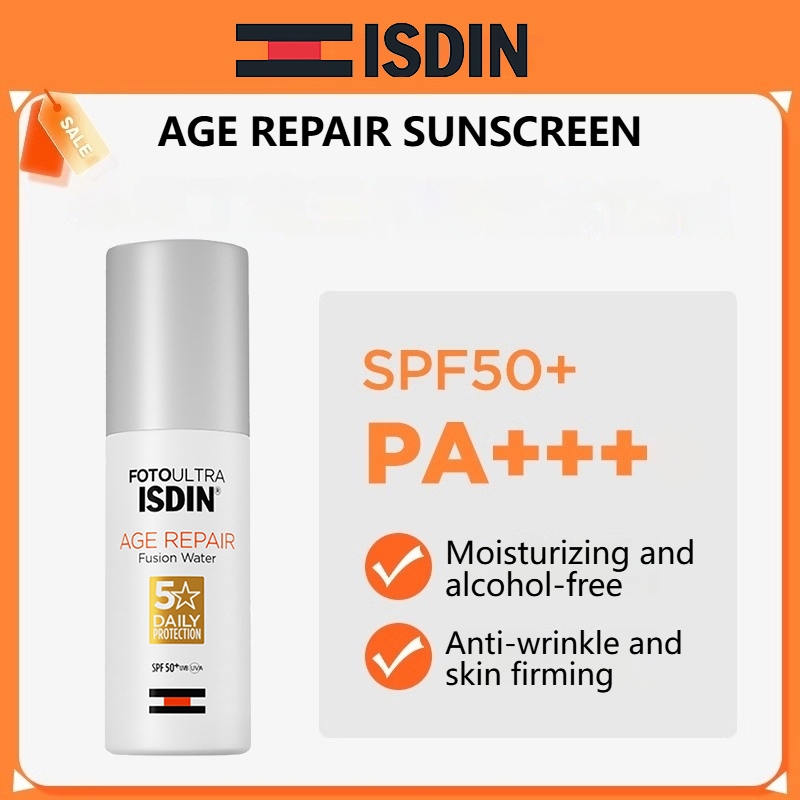 ISDIN Fotoprotector Age Repair Fusion Water Sunscreen SPF50+PA ...
