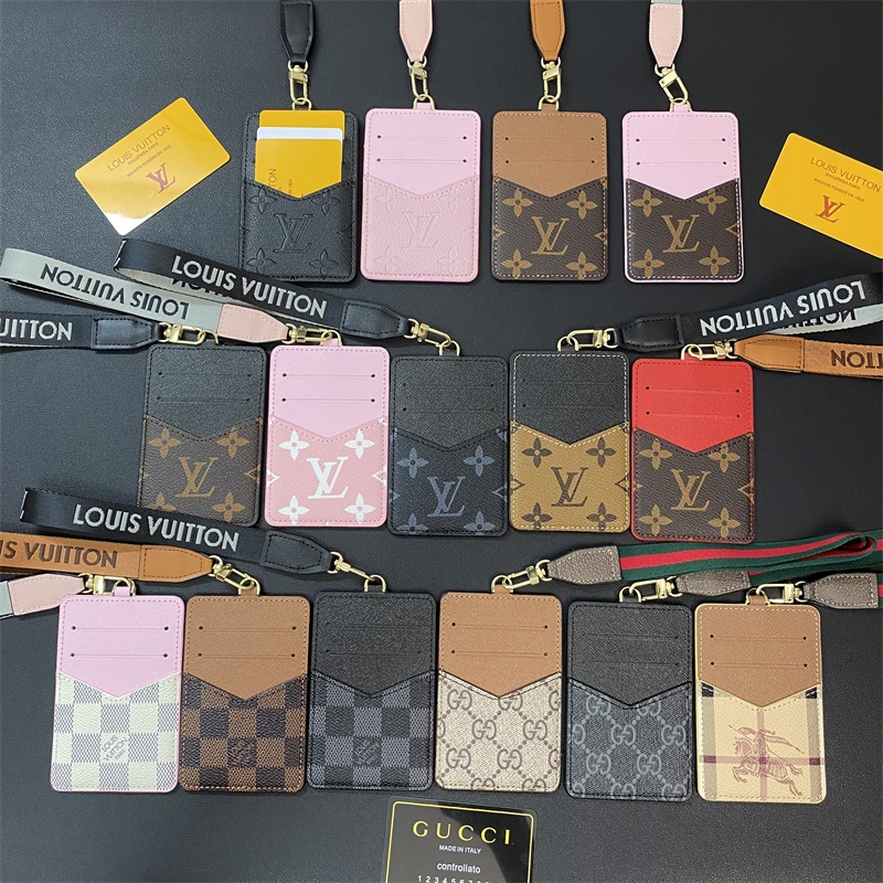 Fashion 4 card position wrist strap work permit clip/card clip/working ...