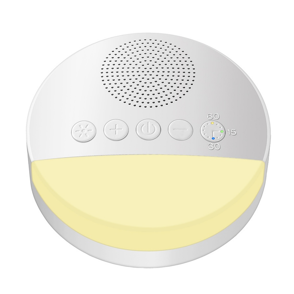 White Noise Sleep Machine Built-in 6 Soothing Sound Soft Breath Light ...