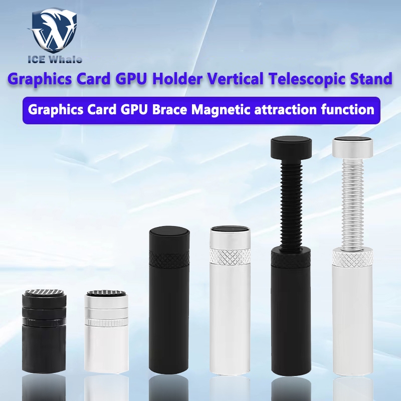 ICE Whale Graphics Card GPU Holder Vertical Telescopic Rotating Stand ...