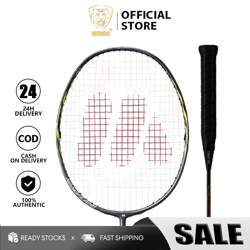 MERKIS NANOFLARE 800 LIMITED 4U Full Carbon Single Badminton Racket ...