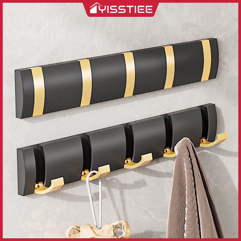 [MY Stock] Aluminum Folding Hook Hidden Hook Bathroom Hanger Storage ...