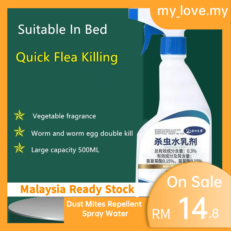 Eco BedBug&Dust Mites Repellent Spray Water Based Spray Penghalau ...