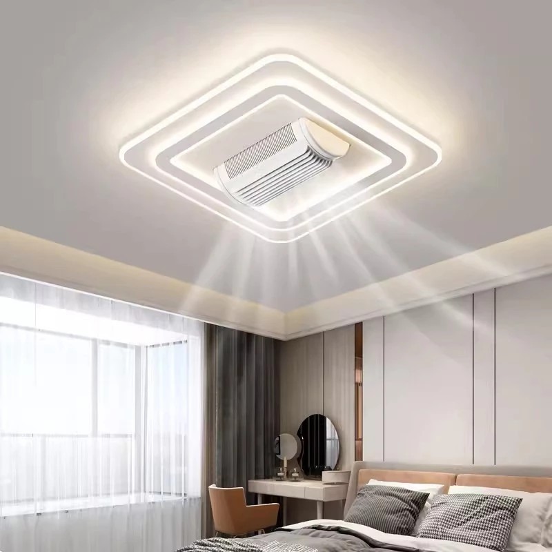 Modern adjustable speed remote control embedded ceiling fan with light ...