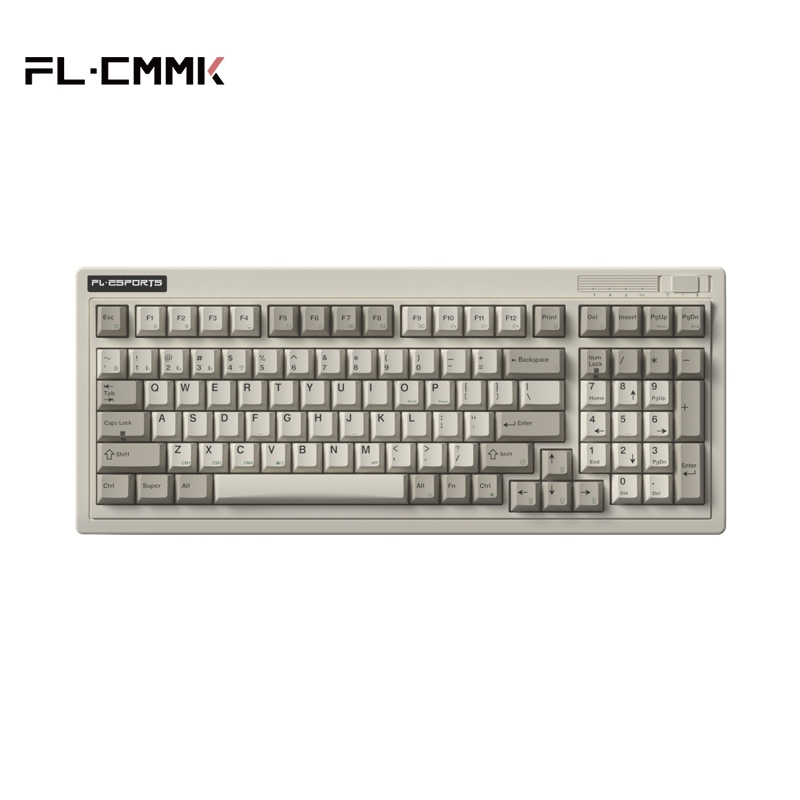 FL·ESPORTS OG98 Keyboard Three-Mode Mechanical Keyboard Hot-swappable ...