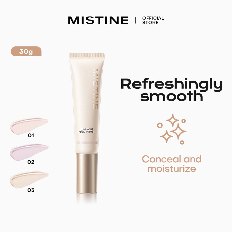 MISTINE Face Primer Makeup Base Primer Isolation Cream Moisturizing Hydrating Brightening ...