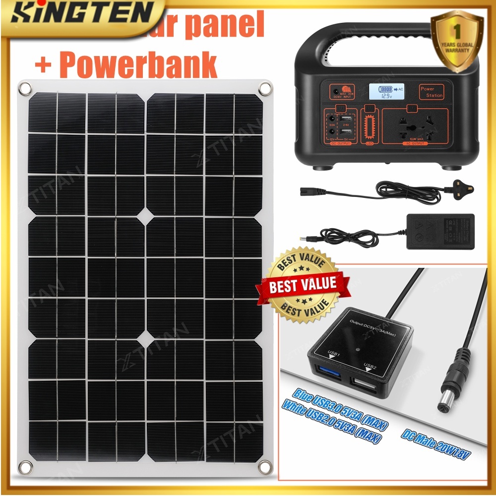 【Hot Sale】150W Original Portable Generator Camping Solar Charger USB DC ...