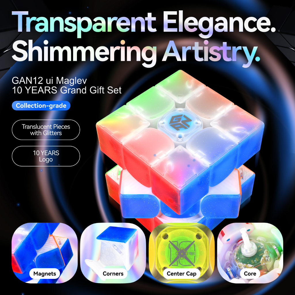 GAN 12 ui Maglev 2024 Flagship Smart Cube Smooth for Competition Oline ...