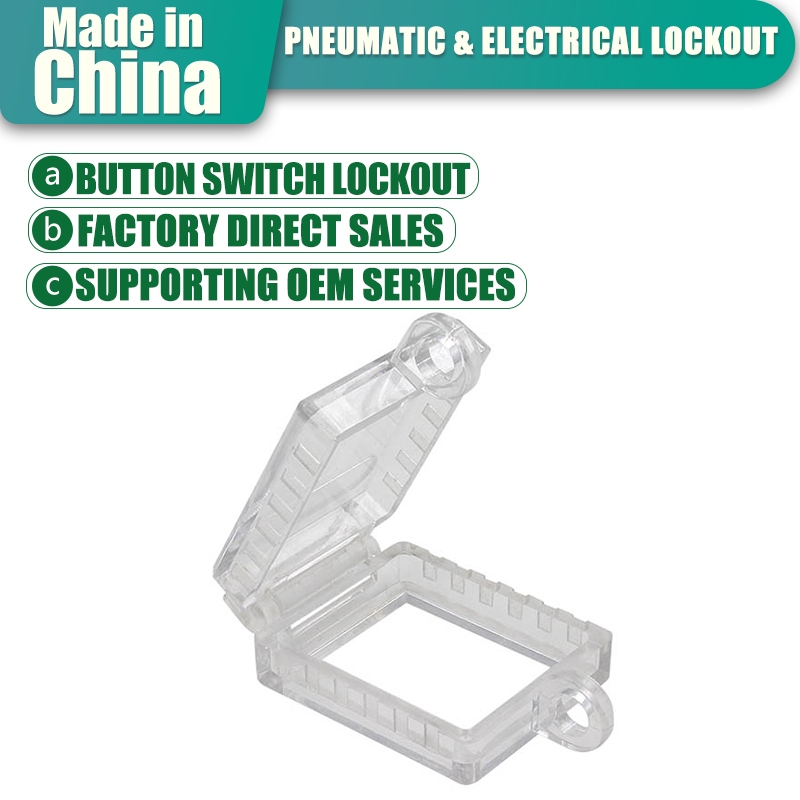 Rock-shaped Switch Protective Cover Transparent Button Clamshell Type ...