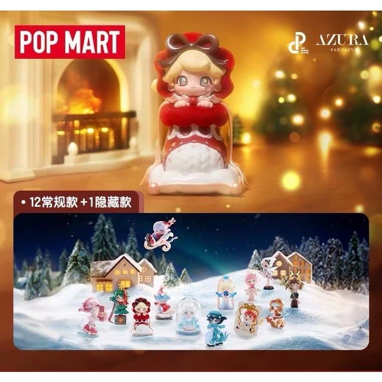 POPMART AZURA Warm Winter Christmas Series Figure Blind Box | Shopee ...