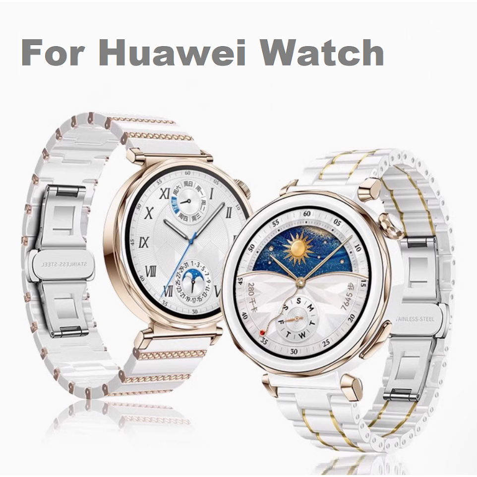 Luxurious Ceramic 18mm 20mm 22mm Huawei watch GT 5 Strap Huawei watch ...