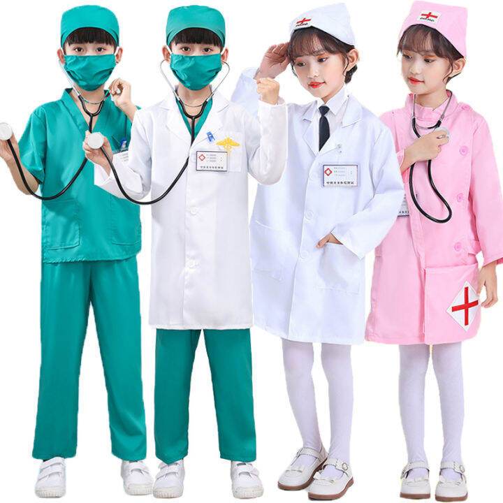 (Ready Stock) Baju Doktor Doctor Nurse Surgeon Costume Cosplay Kids ...
