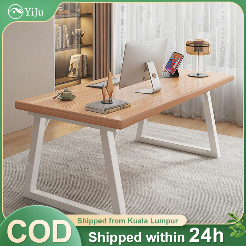 【𝟐-𝟑 𝐝𝐚𝐲𝐬 𝐝𝐞𝐥𝐢𝐯𝐞𝐫𝐲】YIJU Computer Wood Desk Meja Komputer Meja Belajar ...