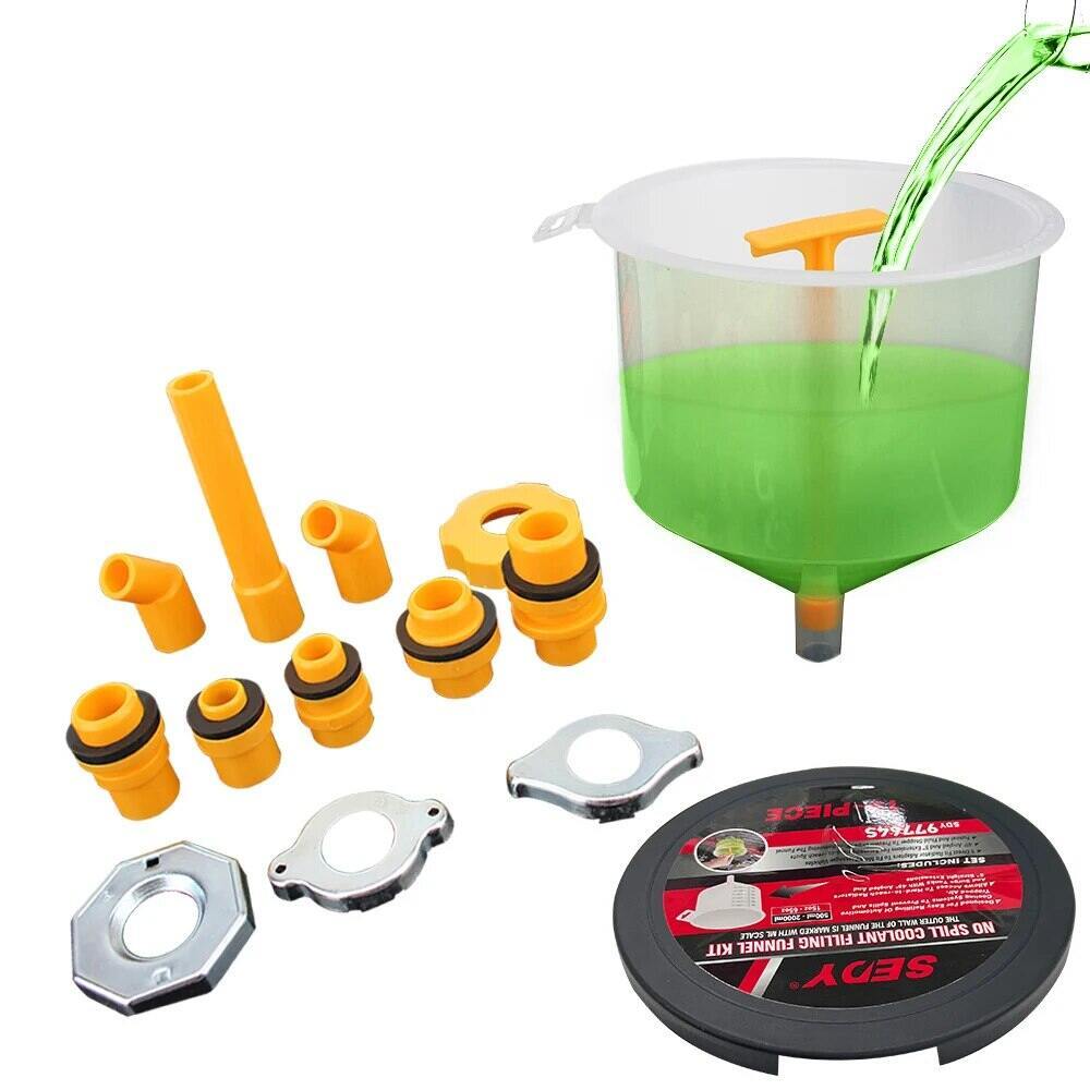 Universal Vehicles Spill Proof Coolant Filling Kit Plastic Filling ...