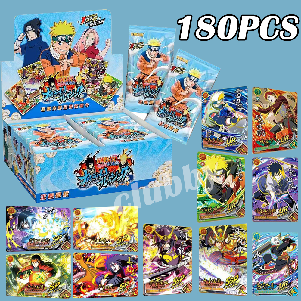 180 Naruto Card Naruto Sasuke kakashi Rare SSP/UR/PR Tcg Super Flash ...